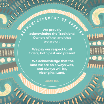 Acknowledgement of Country Signs – Merindah-Gunya Art